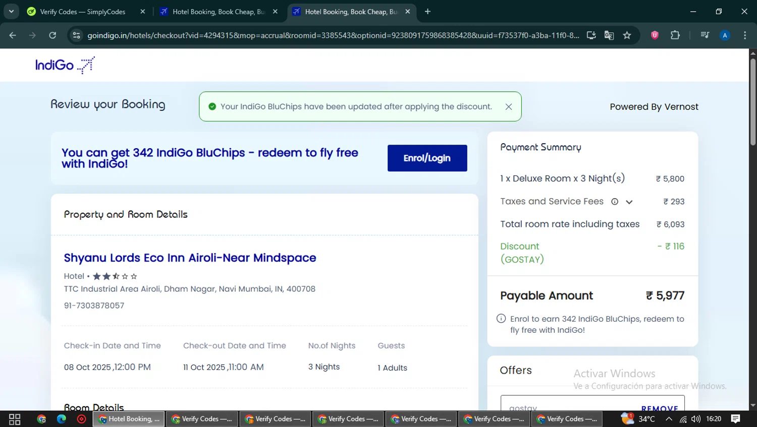 IndiGo Airlines Promo Codes - $1,000 Off Oct 2025