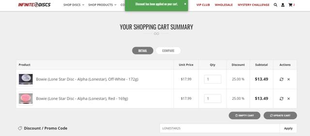 Infinite Discs Promo Codes - 20% Off Coupons Oct 2025