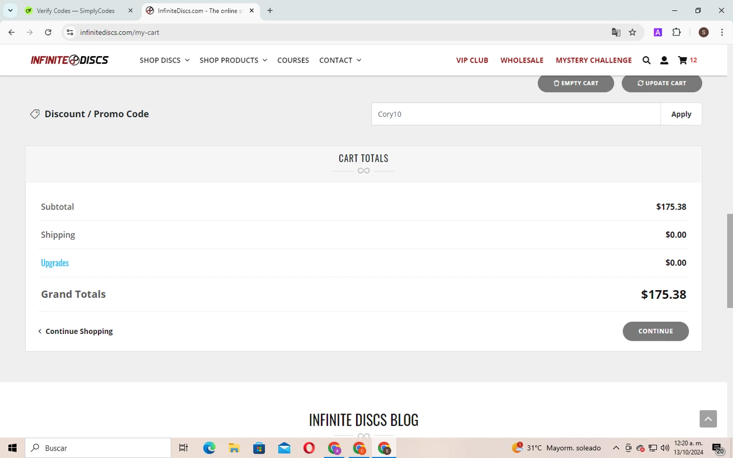 Infinite Discs Discount Codes - 25% Off | November 2024