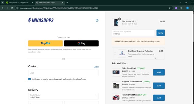 Inno Supps Promo Codes (9 Verified) - 20% Off Jun 2025