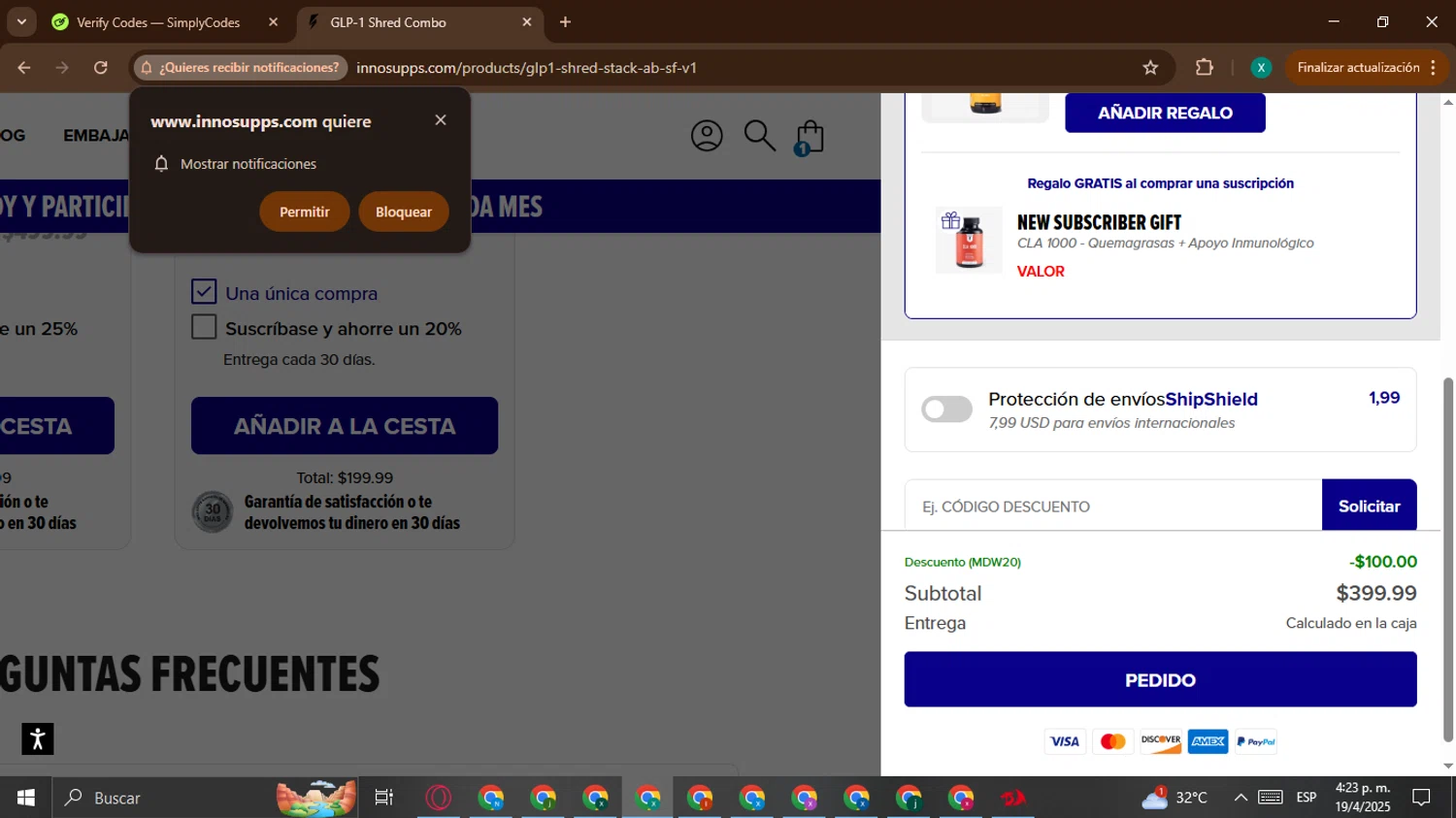 Inno Supps Promo Codes (9 Verified) - 20% Off Jun 2025