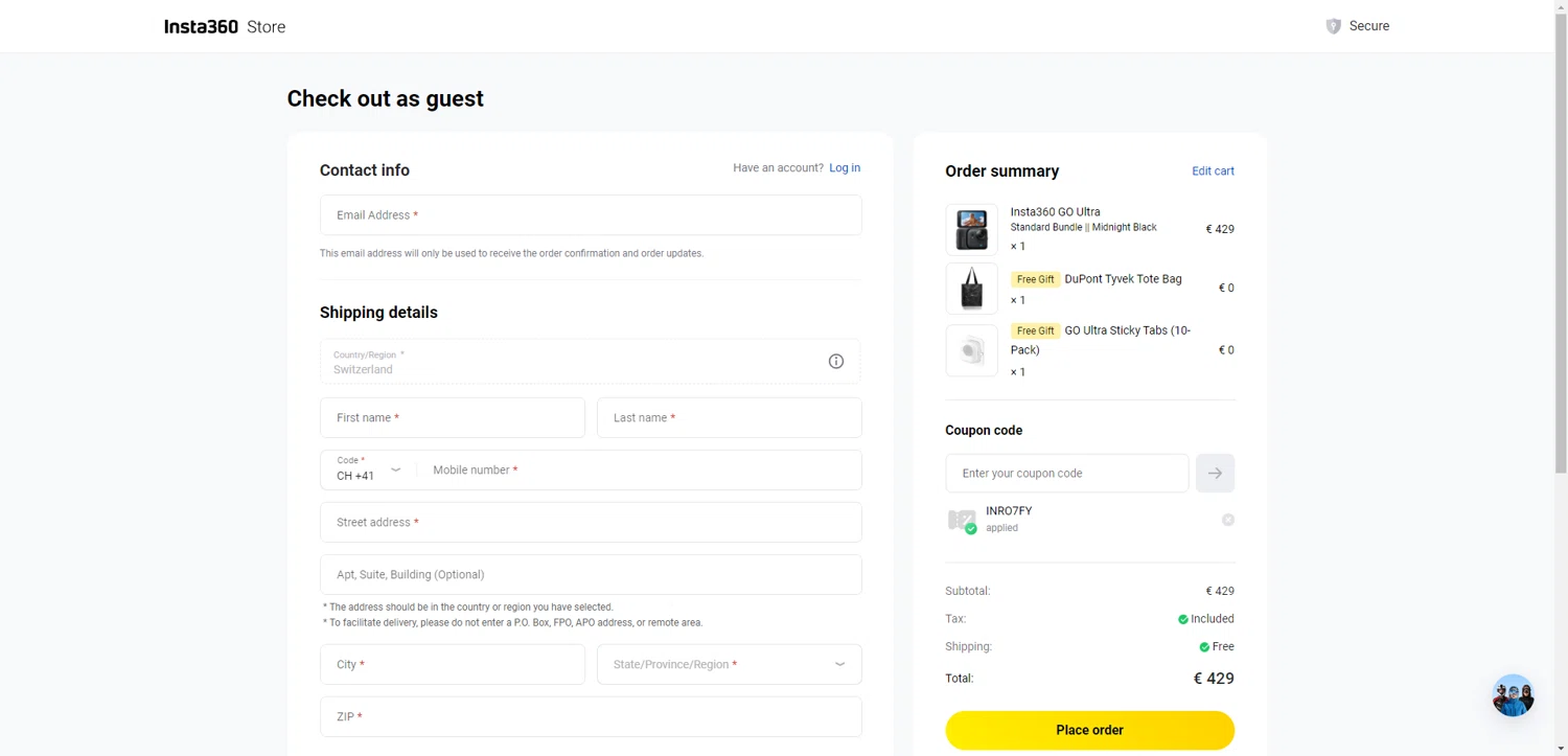 Insta360 Promo Codes - 5% Off (1 Verified) Dec 2025