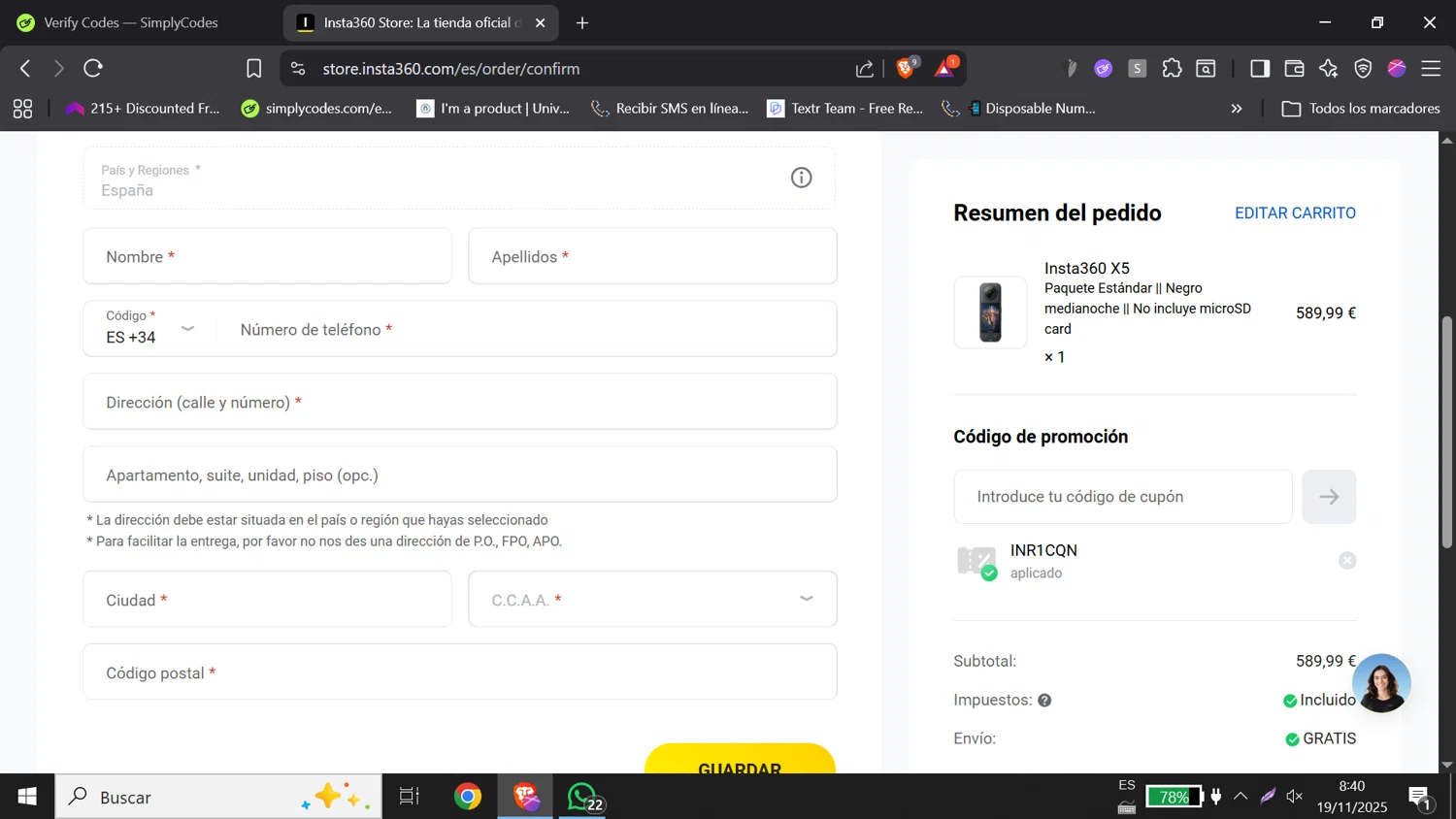 Insta360 Promo Codes - 5% Off (1 Verified) Dec 2025