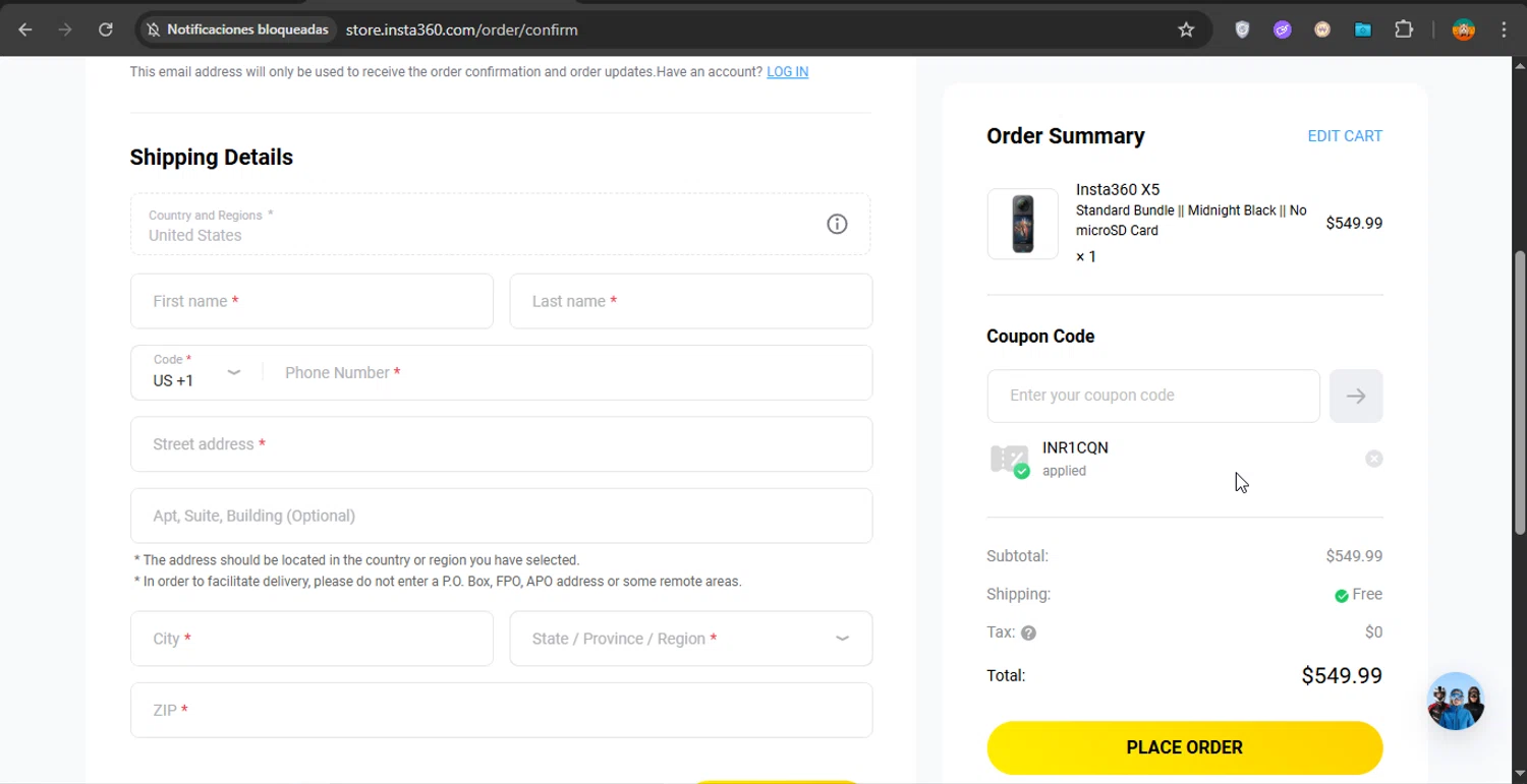 Insta360 Promo Codes (17 Verified) - 10% Off w/Code Nov 2025