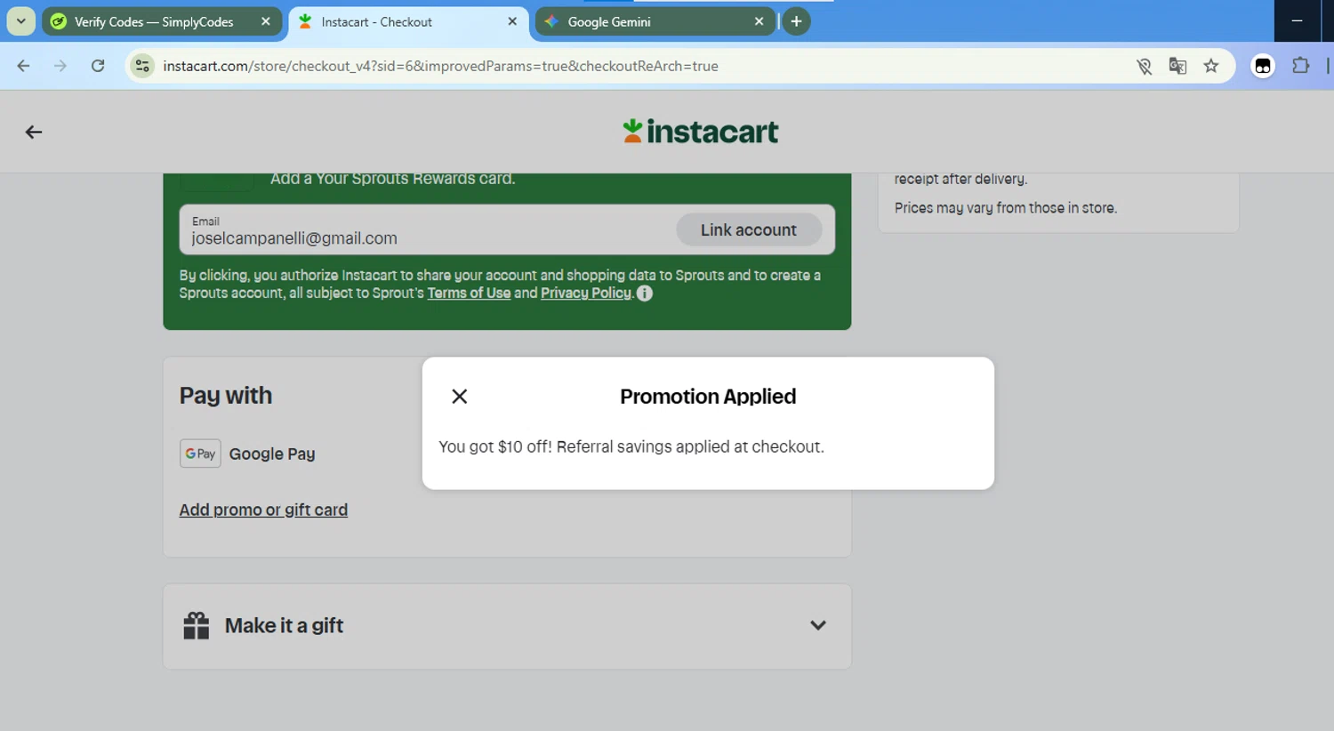 Instacart Promo Codes - $10 Off (5 Verified) Nov 2025