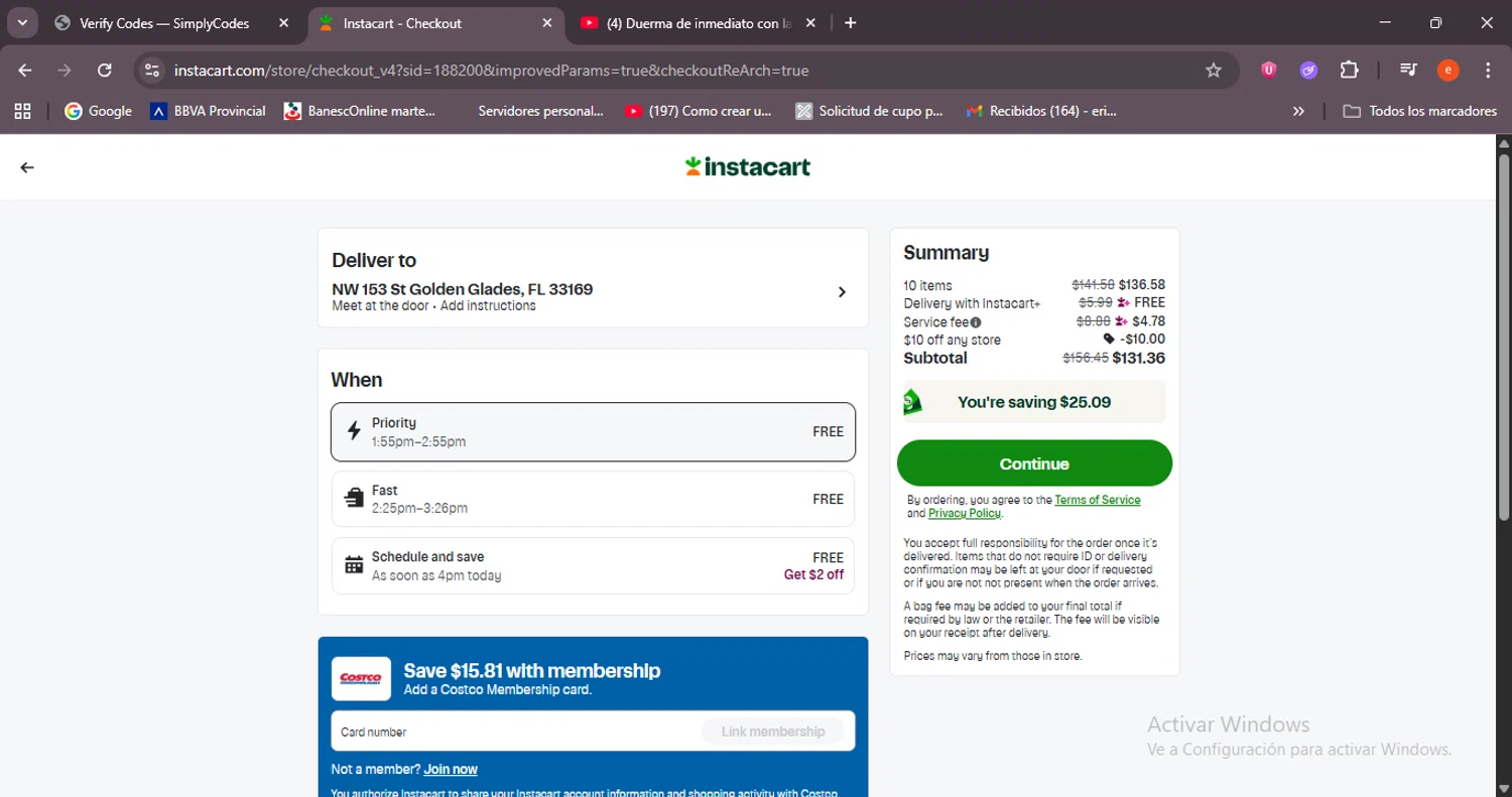 Instacart Promo Codes (5 Verified) - $10 Off w/Code Oct 2025