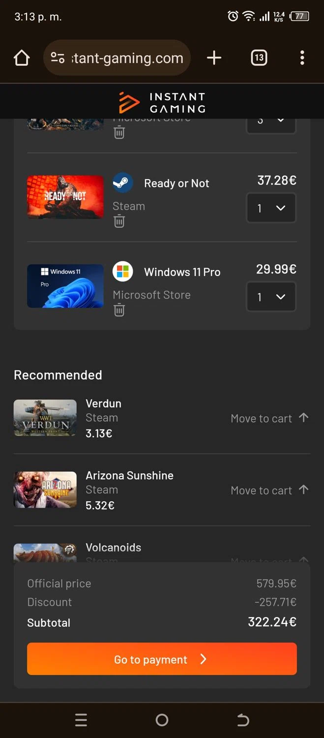 Instant Gaming Promo Codes - 15% Off Coupons Dec 2025