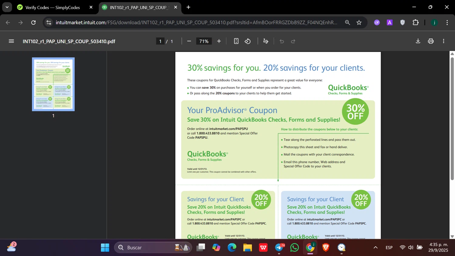 Intuit QuickBooks Promo Code - 20% Off December 2025