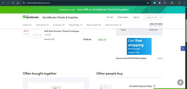 Intuit QuickBooks Promo Codes - 20% Off Oct 2025