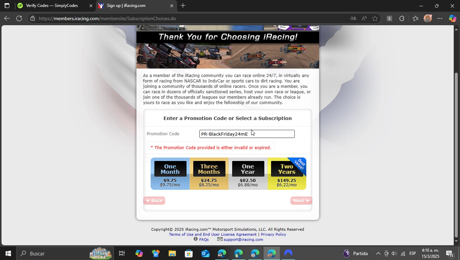 Iracing Promo Codes (1 Verified) - 40% Off w/Code Aug 2025