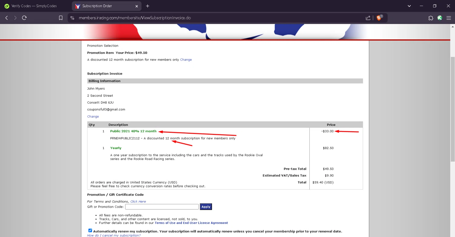 Iracing Promo Codes - 40% Off | January 2025
