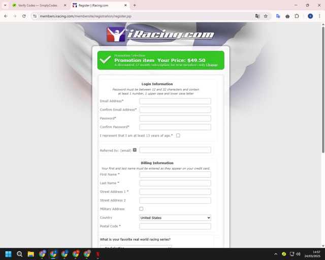 Iracing Promo Codes (1 Verified) - 40% Off w/Code Apr 2025