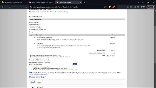 Iracing Promo Codes - 40% Off | January 2025
