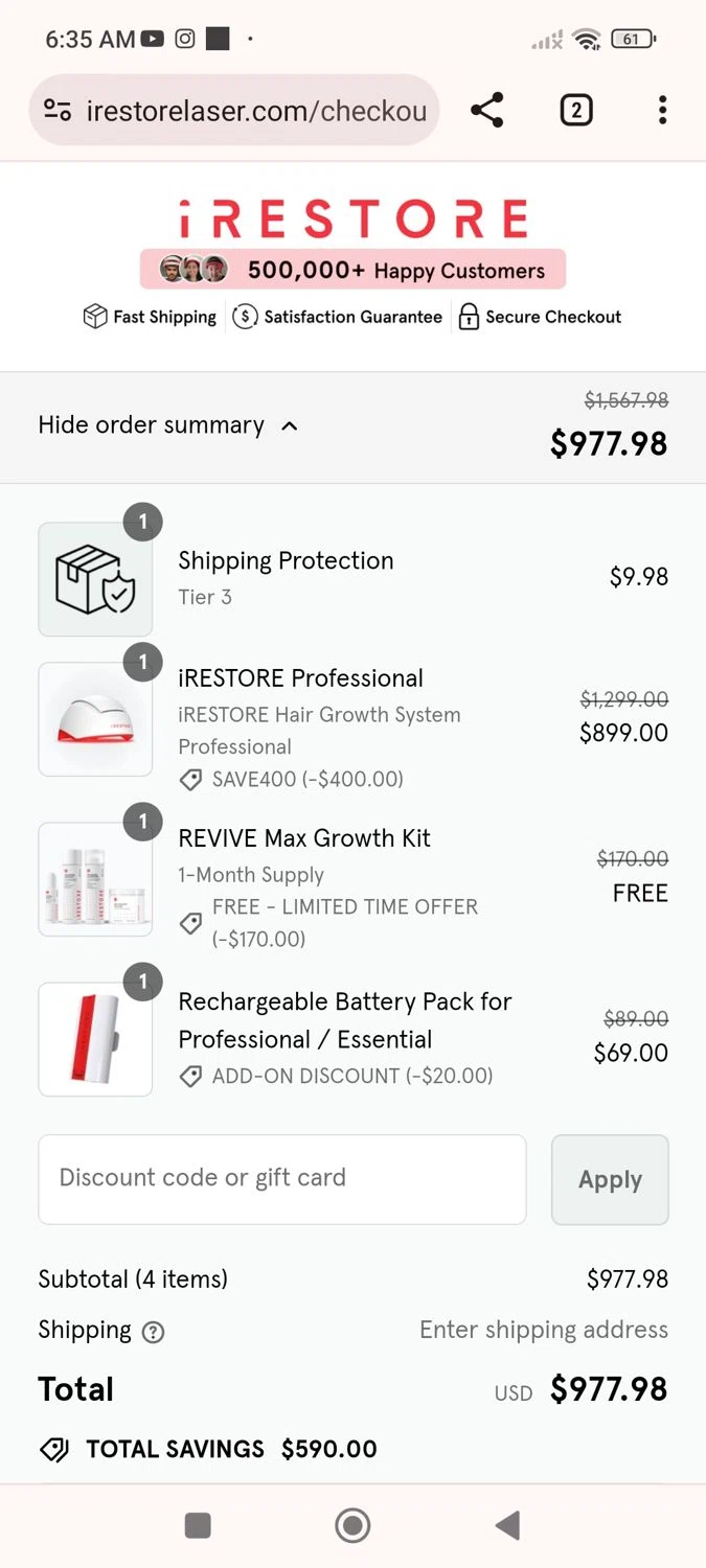 iRestore Laser Coupons - $200 Off | November 2024