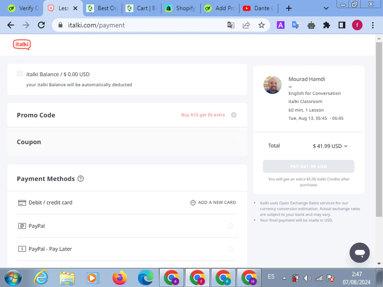 italki Promo Codes - $5 Off | August 2024