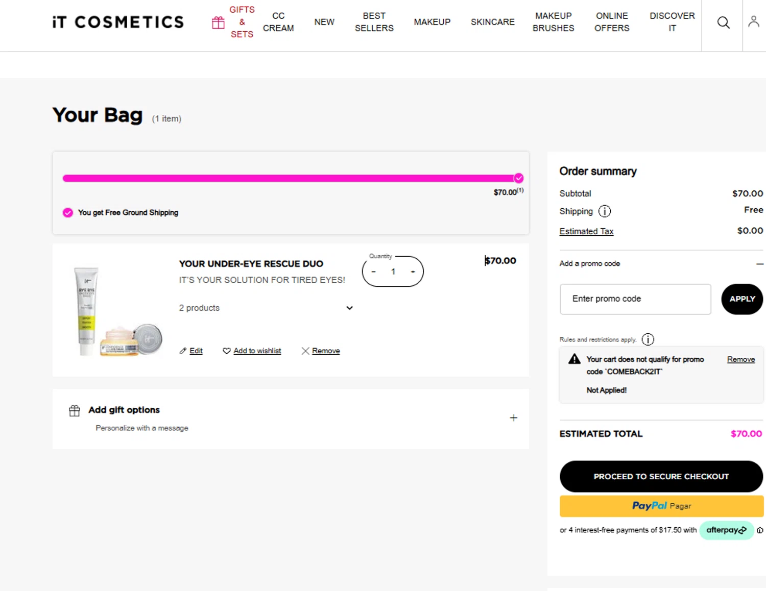 IT Cosmetics Promo Codes 8 Verified 40 Off Feb 2025