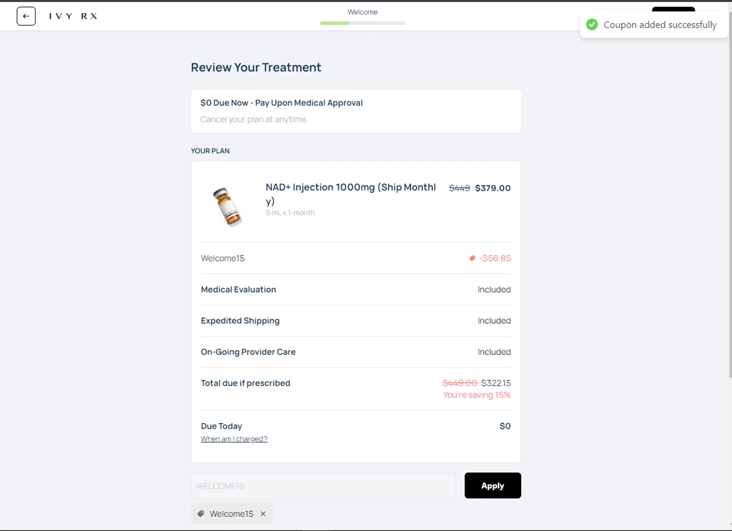 IVY RX Promo Codes - 20% Off | December 2024