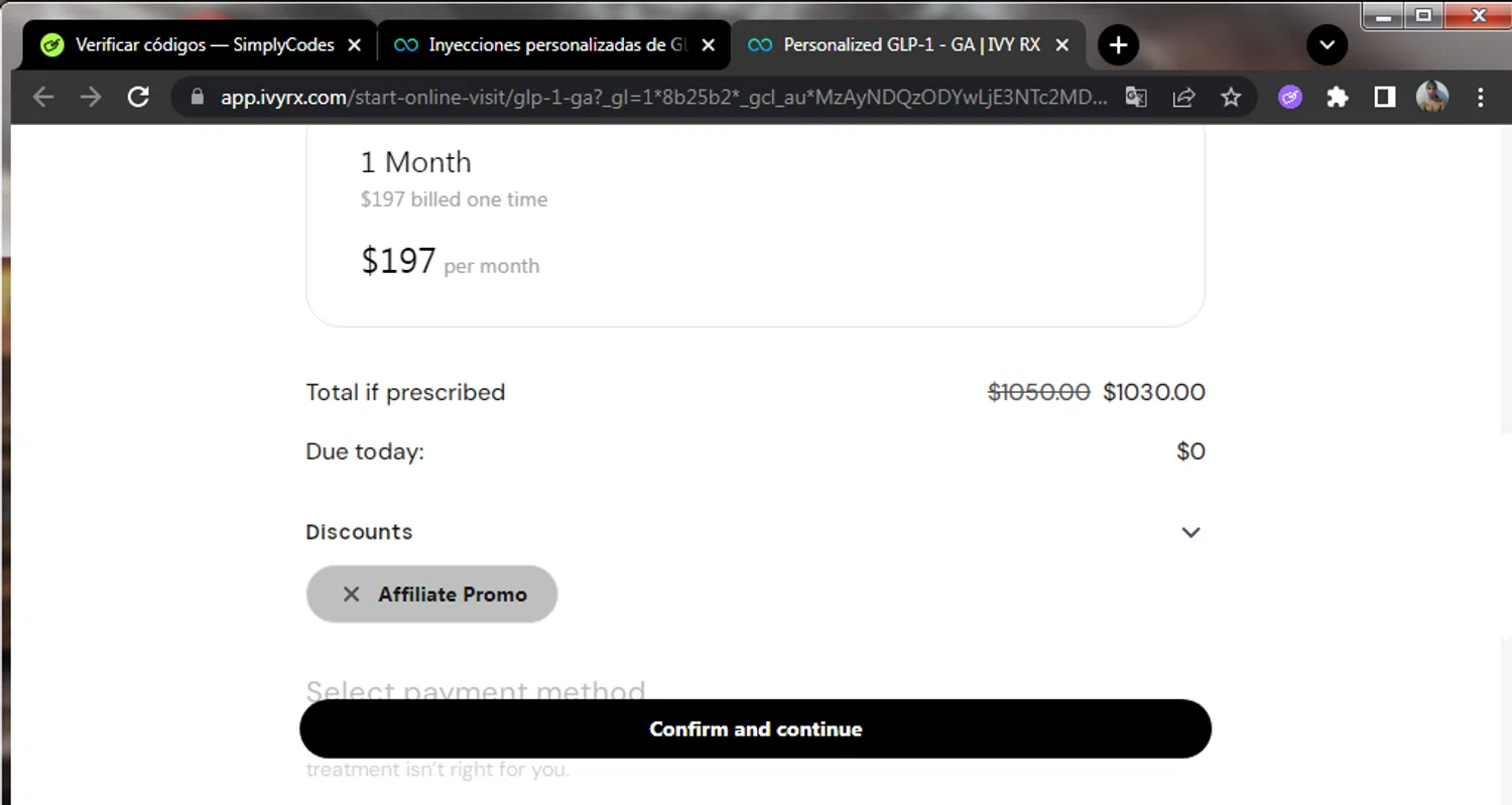 IVY RX Promo Codes - $25 Off (4 Verified) Nov 2025