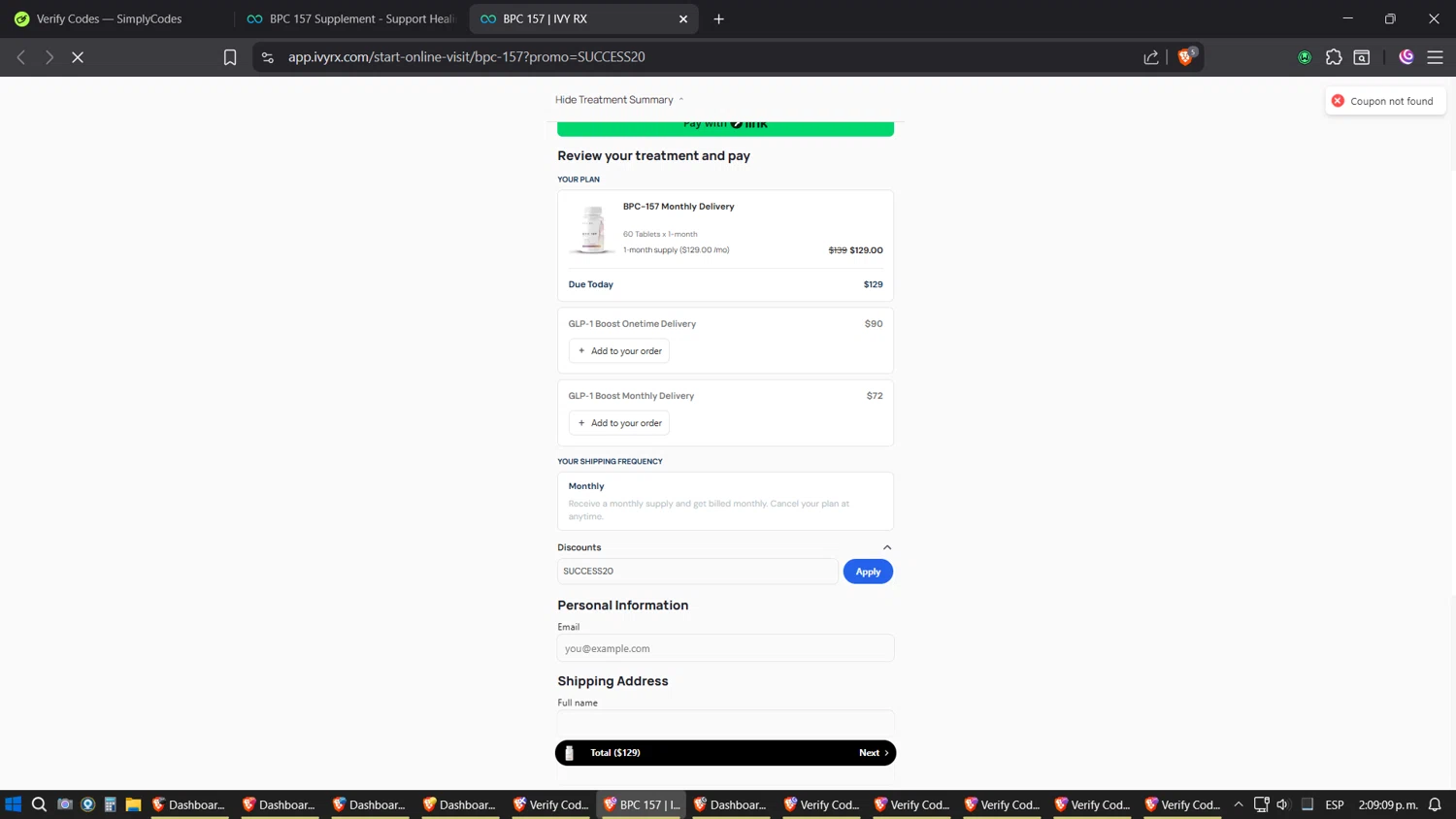 IVY RX Promo Codes - $25 Off (4 Verified) Nov 2025