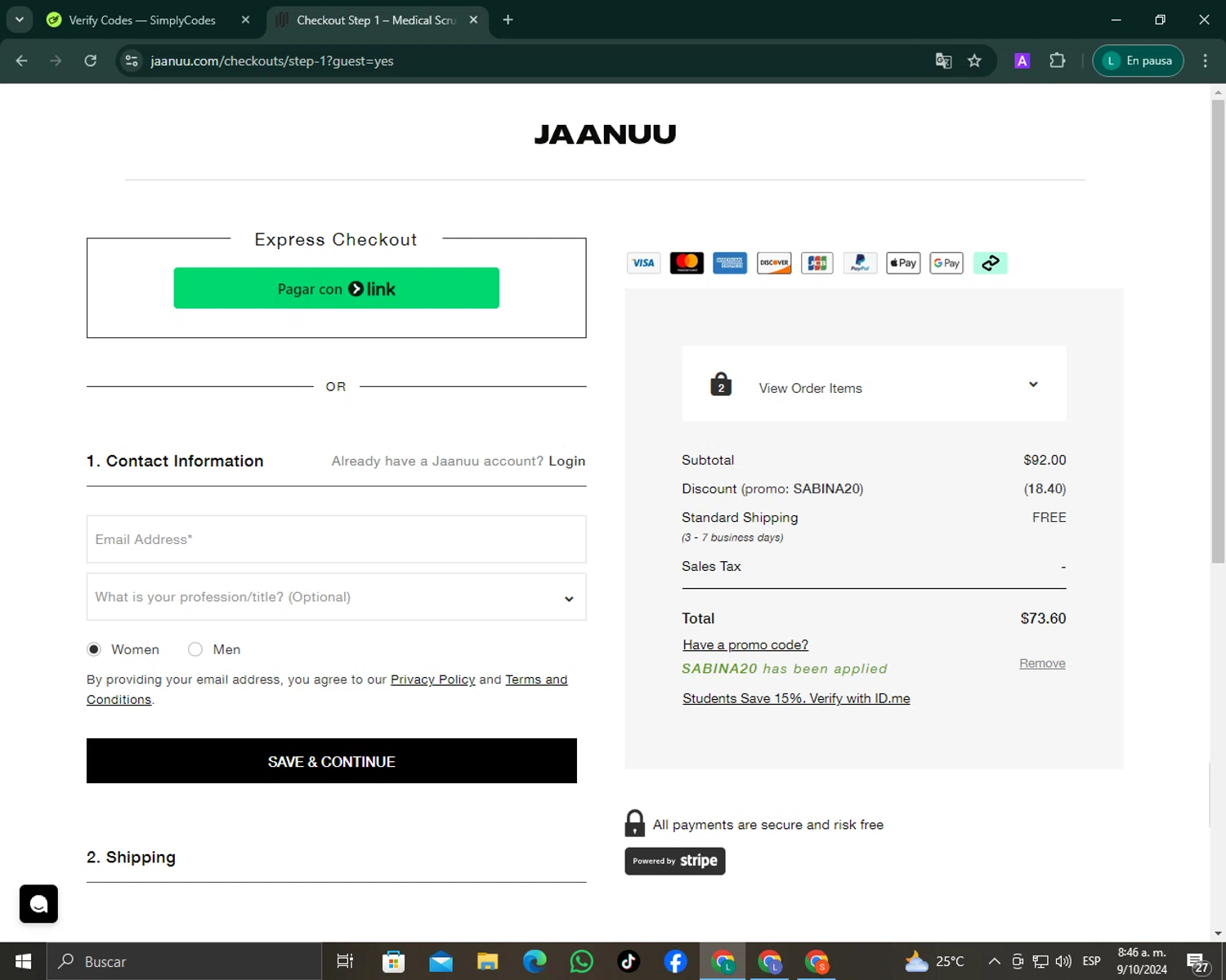 Jaanuu Promo Codes - 25% Off | October 2024