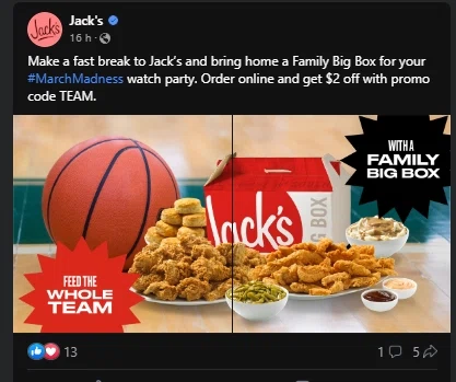 Jack's Coupon Codes - 20% Off | September 2024