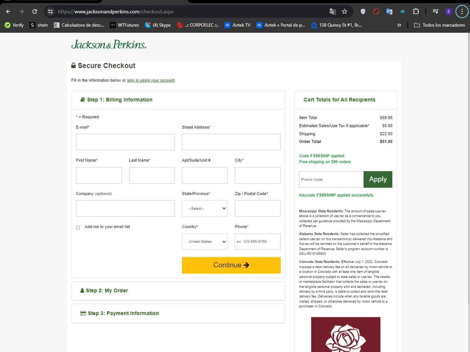 Jackson & Perkins Promo Codes - $5 Off | September 2024