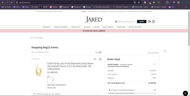 Jared Promo Codes - $25 Off | November 2024