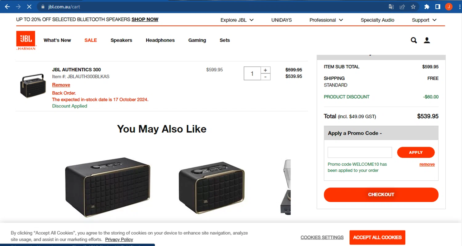 JBL Promo Codes – 10% Off | March 2024