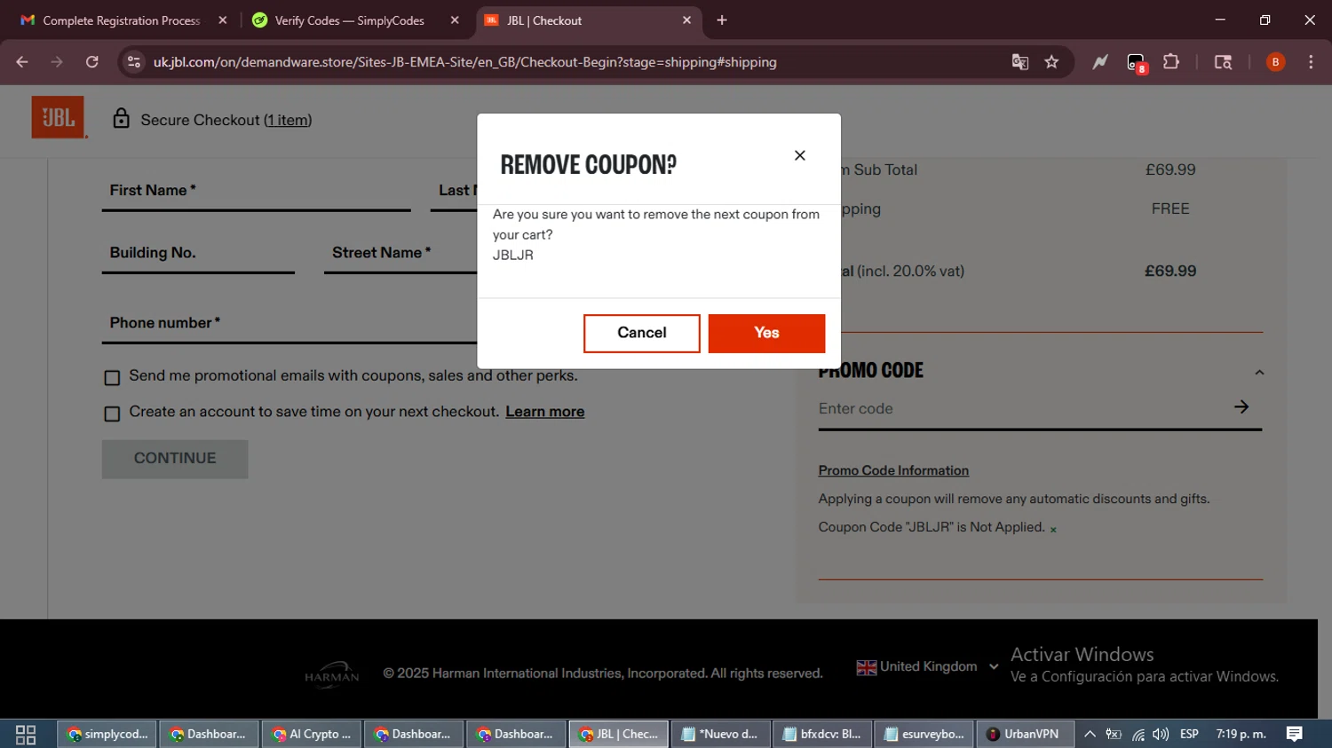 JBL Promo Codes - 10% Off Free Gift (3 Verified) Nov 2025