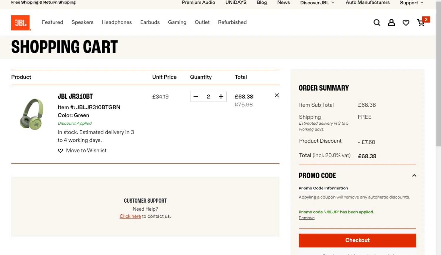 JBL Coupon Codes - 10% Off | September 2024