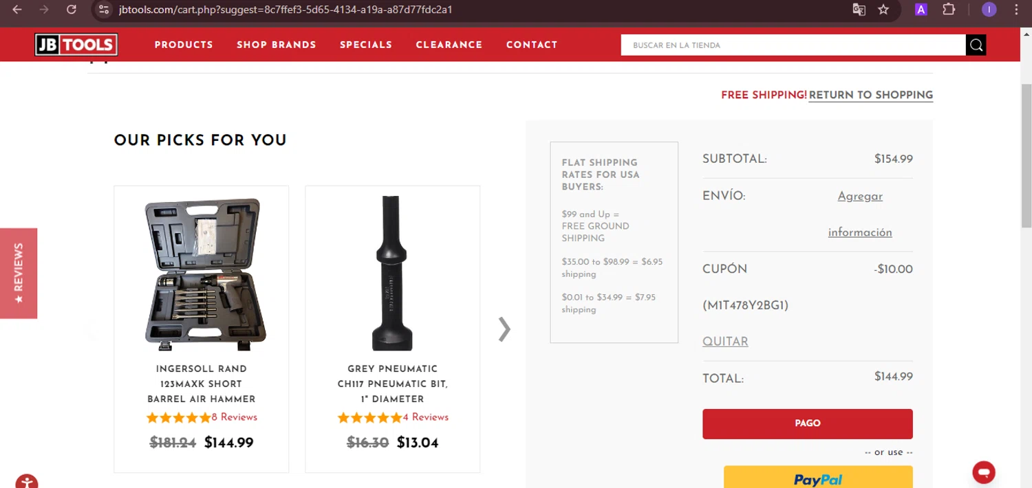 JB Tools Coupons - $10 Off | September 2024