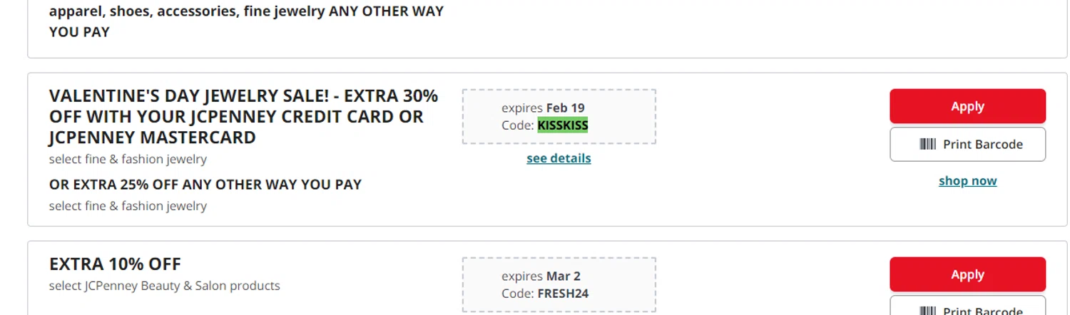JCPenney Promo Codes – 60% Off | March 2024