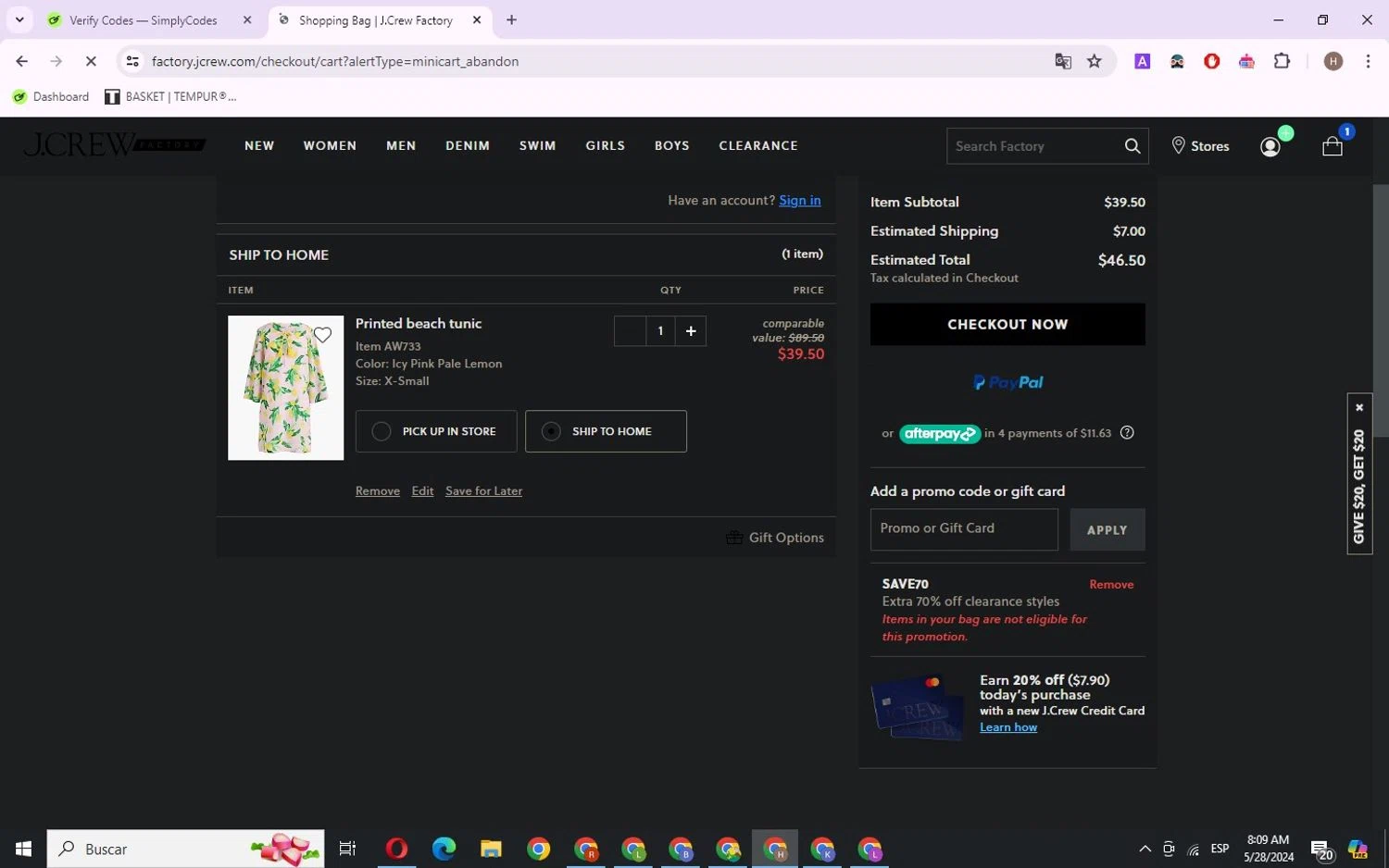 J. Crew Promo Codes - 50% Off Coupons in August 2024 | SimplyCodes