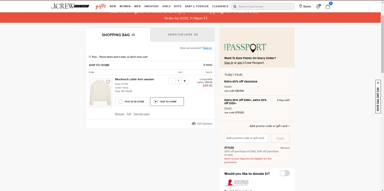 J. Crew Factory Coupons - 20% Off | January 2025