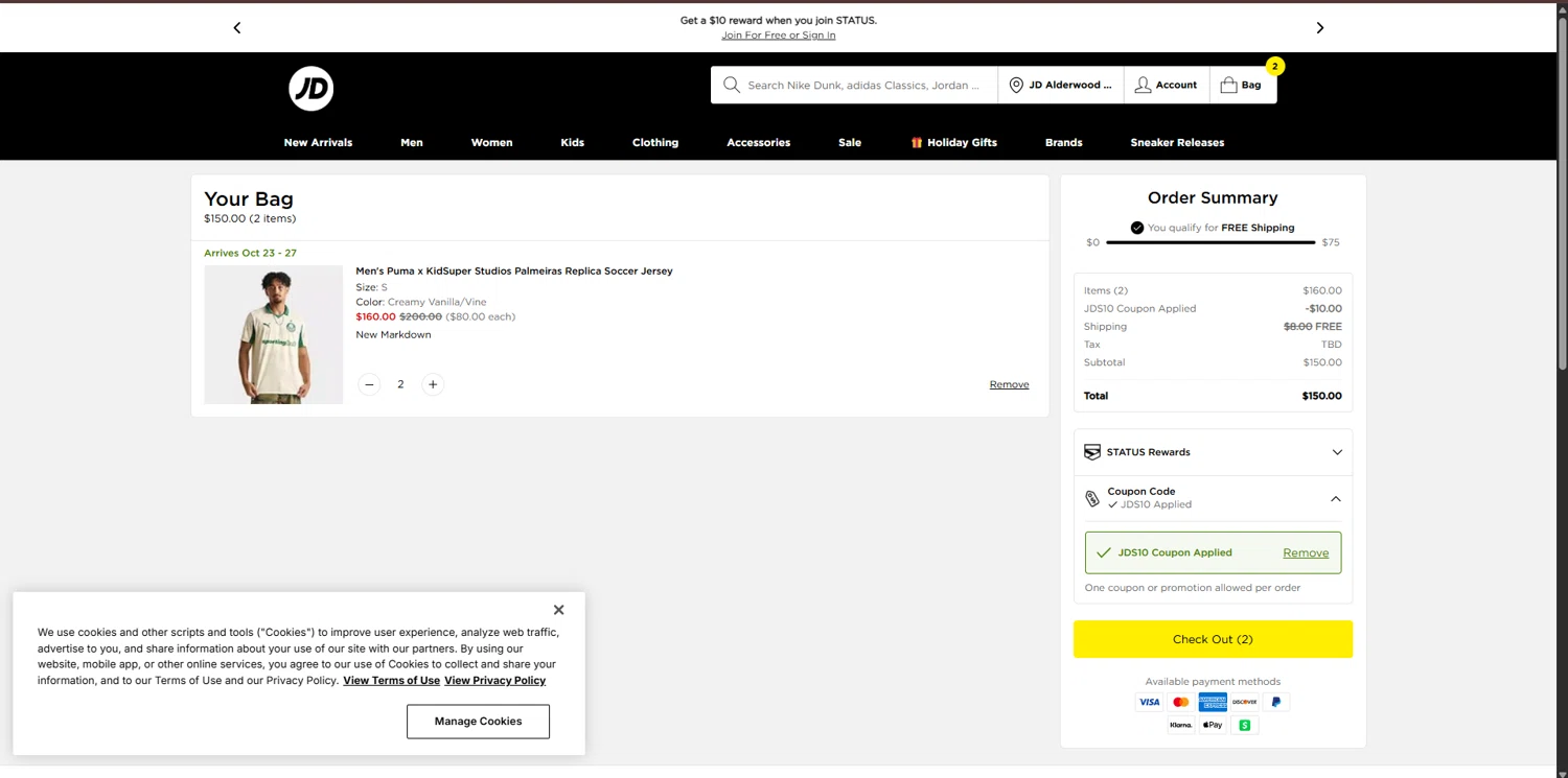 JD Sports Promo Codes - 10% Off (4 Verified) Nov 2025
