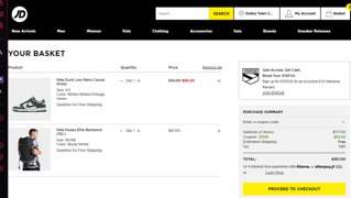 JD Sports Coupon Codes (5 Verified) - $15 Off Feb 2025