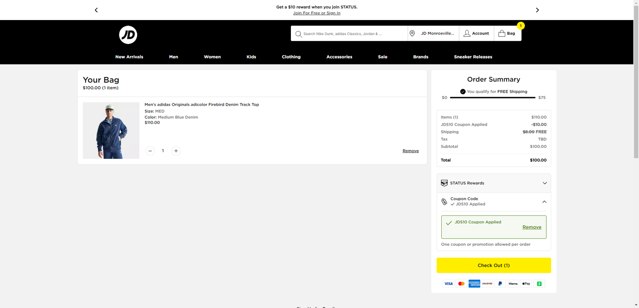 JD Sports Promo Codes (1 Verified) - 10% Off w/Code Jul 2025