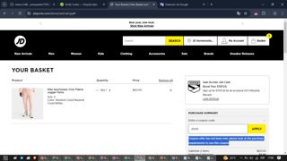 JD Sports Coupon Codes (5 Verified) - $15 Off Feb 2025