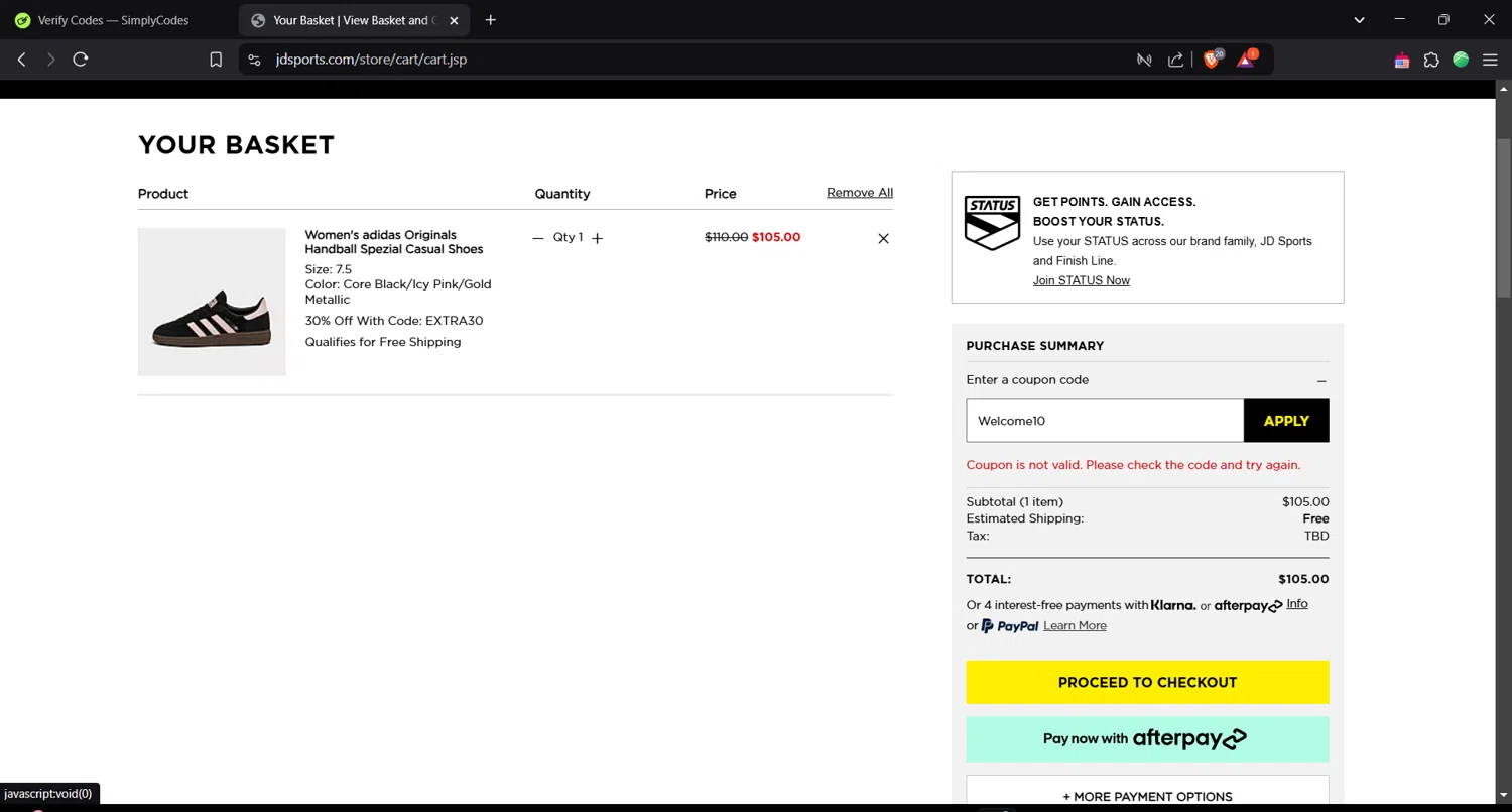 JD Sports Coupon Codes (5 Verified) - $15 Off Feb 2025