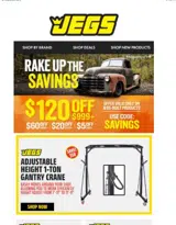 Jegs Promo Codes - $150 Off Sitewide (+2 Codes) May 2026