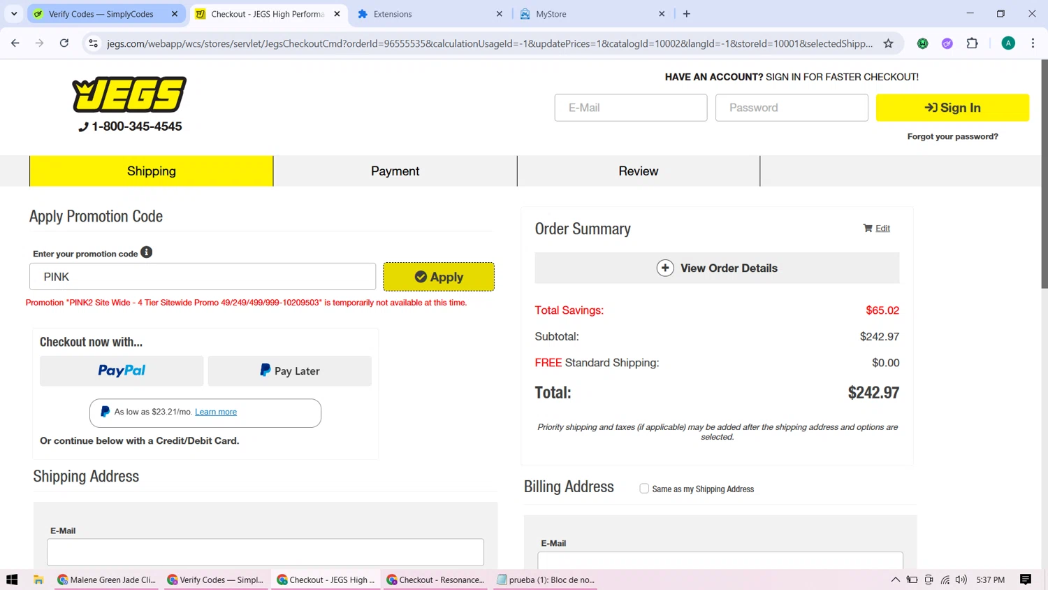 Jegs Discount Codes - $50 Off (1 Verified) Oct 2025