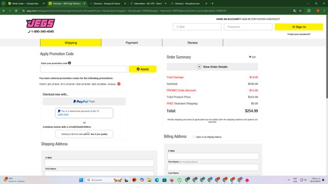 Jegs Promo Codes & Black Friday 2024 Deals - $120 Off