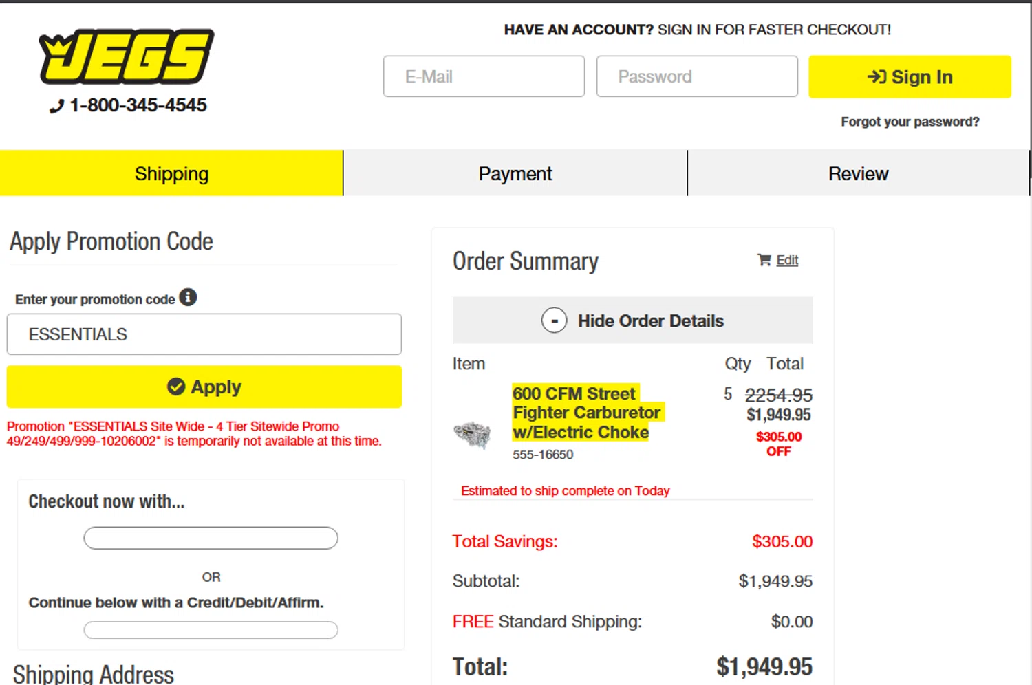 Jegs Discount Codes - $120 Off (1 Verified) Sep 2025