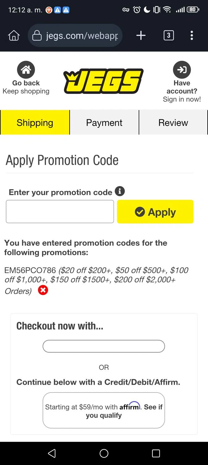 Jegs Promo Codes - $50 Off Coupons Oct 2025