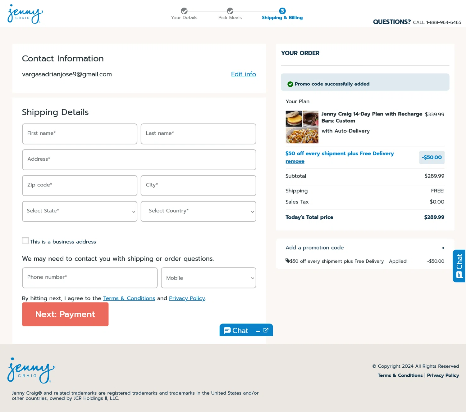 Jenny Craig Promo Codes - $40 Off Coupons in August 2024 | SimplyCodes