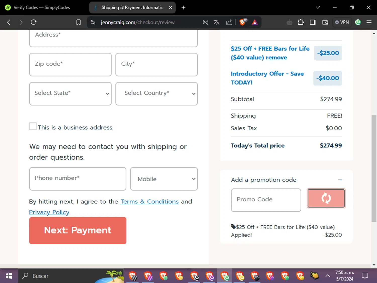 Jenny Craig Promo Codes - $40 Off Coupons in August 2024 | SimplyCodes