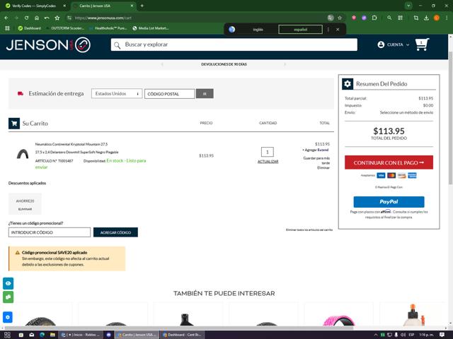 JensonUSA Promo Codes - 20% Off (3 Verified) Oct 2025
