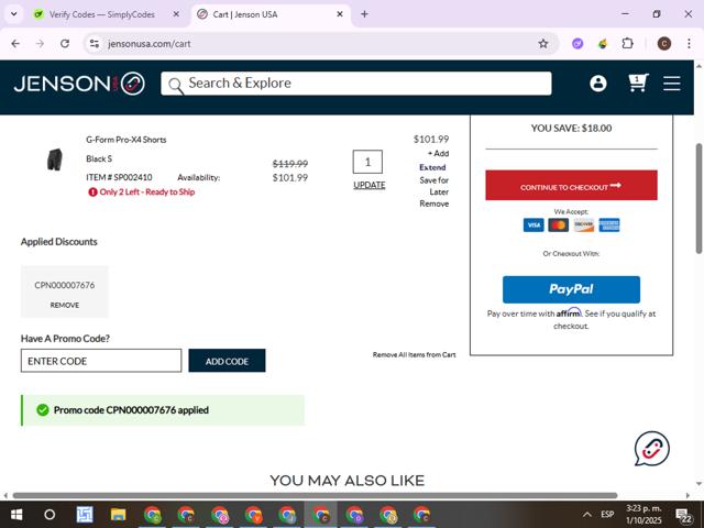 JensonUSA Promo Codes - 20% Off (3 Verified) Oct 2025