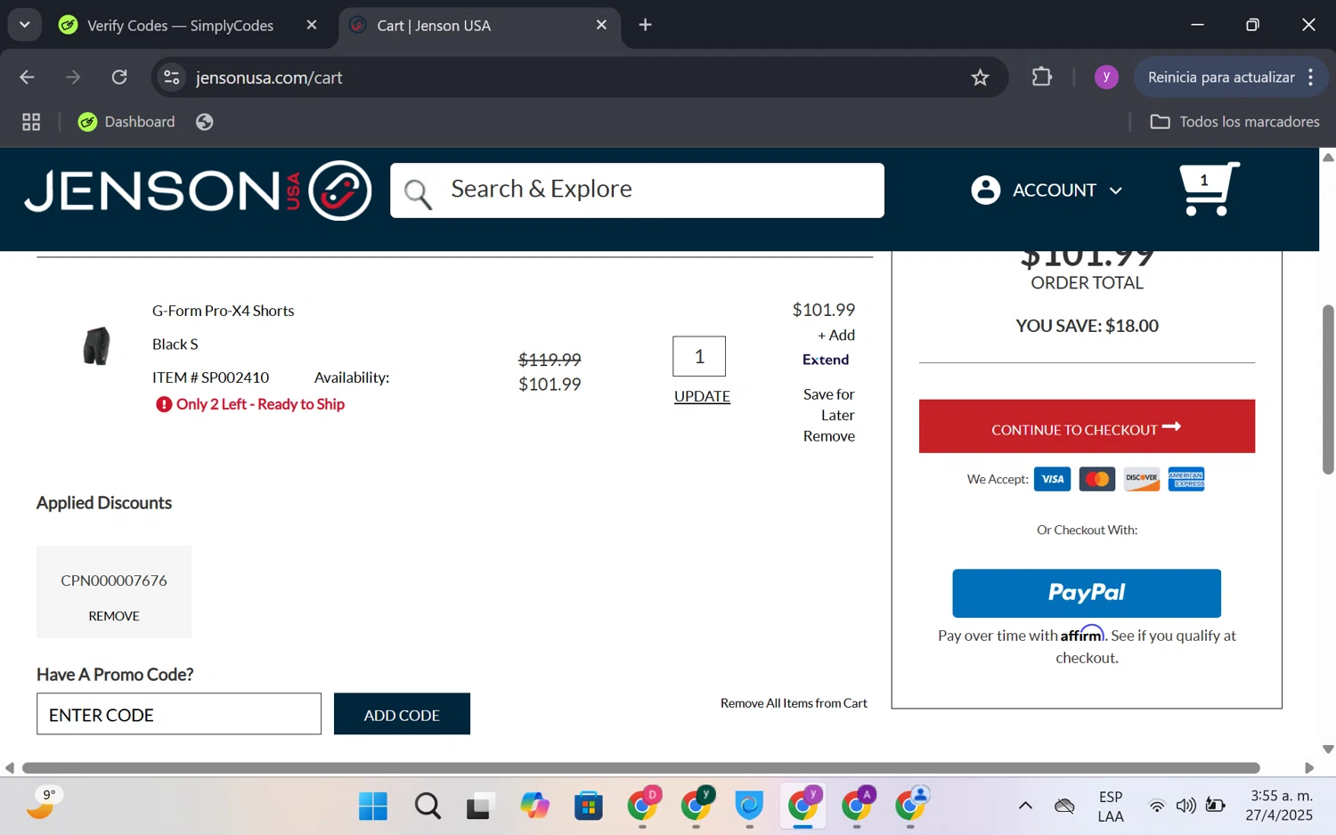 JensonUSA Promo Codes - 20% Off (4 Verified) Sep 2025