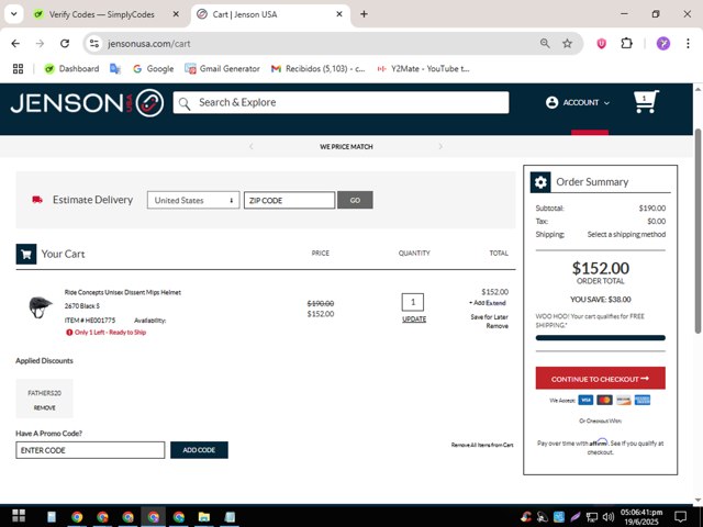 JensonUSA Promo Codes - 20% Off (4 Verified) Jul 2025